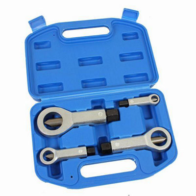 US PRO Tools 4 Piece Nut Splitter Set Remove Broken Corroded Damaged ...