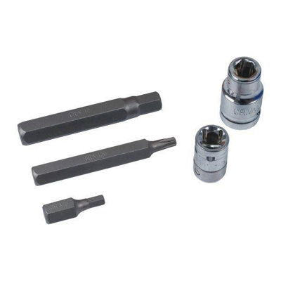 US PRO Tools 40pc Torx/Spline & Hex Bit 10mm 3/8" & 1/2" Drive Bit ...