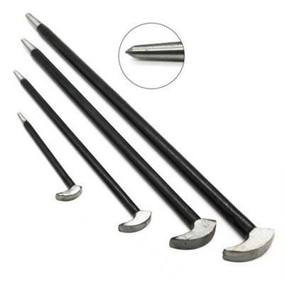 US PRO Tools 4pc Heel Bar Set Podgers Pry Bars Toe 150, 300, 400, 500mm ...