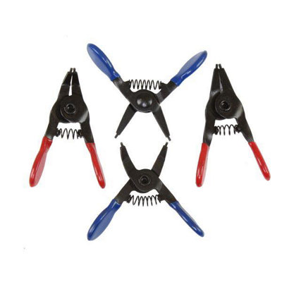 US PRO Tools 4pc Mini Circlip Pliers Plier Set 2990 | DIY at B&Q