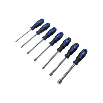 US PRO Tools 7 Pc Nut Driver Spinner Screwdriver Set Sizes 5,6,7,8,9,10 ...