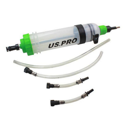 US PRO Tools Fuel Retriever Syringe 1.5 Ltr Suction Pump Fuel Tank ...
