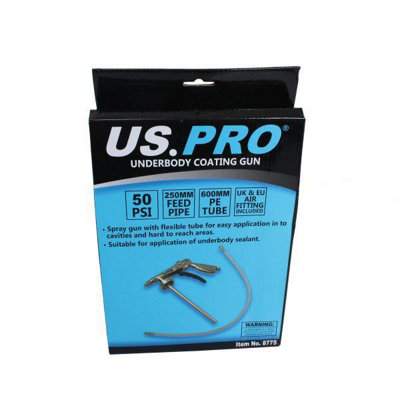 US PRO Underbody Coating Gun Shutz Waxoy Stonechip Underseal Car Van 8775