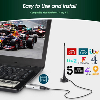 USB Freeview & Freeview HD TV Receiver Recorder for Laptop & PC Windows ...