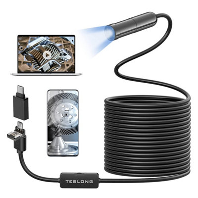 USB Inspection Endoscope Borescope 5MP Autofocus HD Micro Inspection ...