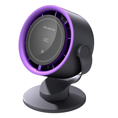 USB Rechargeable Desk Fan Portable Adjustable 180 Cooling Fan 4000mAh ...