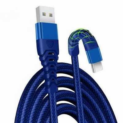 USB TYPE-C BRAIDED FAST CHARGER CABLE 2M