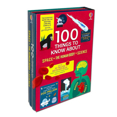Usborne 100 Things to Know About 3 Books Collection Set - Space, The ...