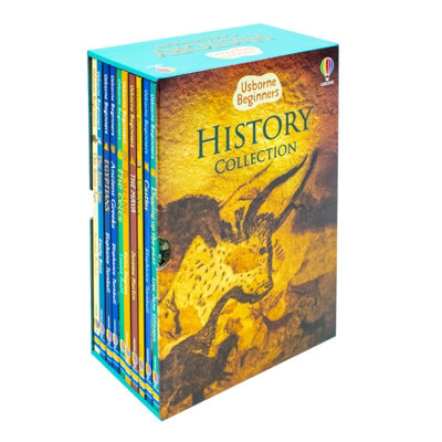 Usborne Beginners History 10 Books Collection Box Set Stone Age Iron ...