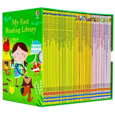 Usborne Very First Reading Library 50 Books Set Collection Age 3+ (Read ...