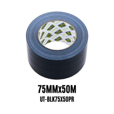 Utility Medium-Duty Duct Tape 75mm x 50mtr Black