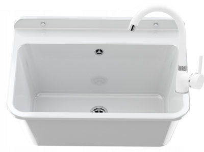 Utility Sink Large Granitan for Garage with Tap