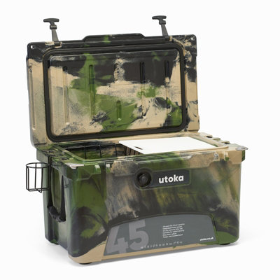 Utoka 45 Hard Cooler Cool Box - Rotomoulded LLDPE & Polyurethane foam ...