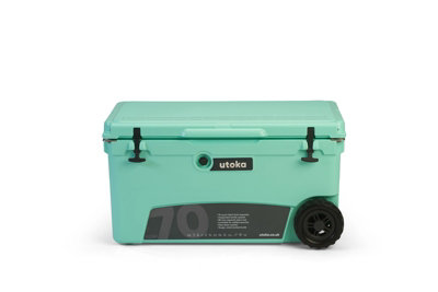 Utoka Tow 70 Hard Cooler Cool Box - Rotomoulded LLDPE & Polyurethane foam - L44 x W85 x H45 cm ...