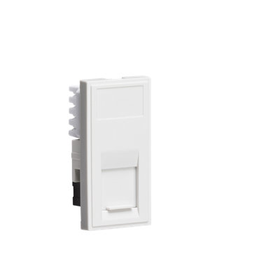 UTP CAT6 RJ45 Outlet Module 25 x 50mm - White, 10