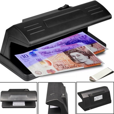 UV Counterfeit Bank Note Detector with Blacklight - Checks British ...