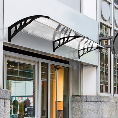 UV resistant PC sheet canopy with strong PP bracket for windows ...