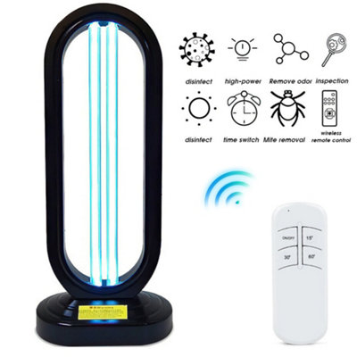 UVC UV Light Ozone Sterilize Germicidal Lamp Home Disinfection & Remote ...