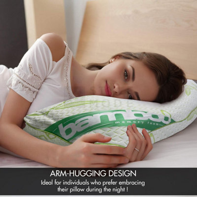 V Shape Memory Foam Bamboo Pillow