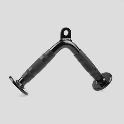 V-Shaped Bar Handle for Cable Strength and Resistance Workouts