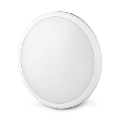 V-TAC 14W LED Slim Dome Light with Emergency Battery and Sensor - 4000K ...