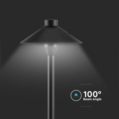 V-TAC Garden Ground Light Black Outdoor with LED Samsung Chip 4000K