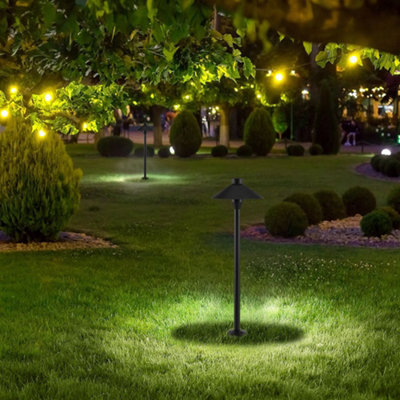 V-TAC Garden Ground Light Black Outdoor with LED Samsung Chip 6400K