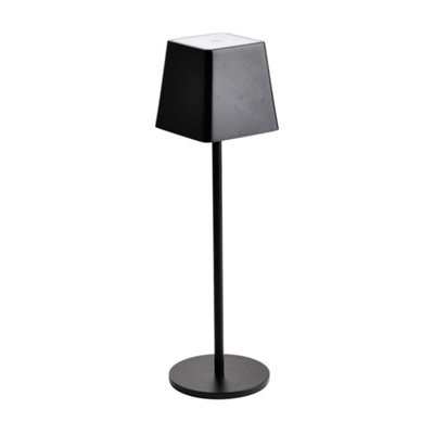 V-TAC Rechargeable Table Lamp Black Square LED USB Dimmable Light | DIY ...
