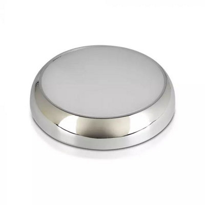 V-TAC VT11241 Chrome Bezel LED Light Fitting 2D Bulkhead Emergency 15W