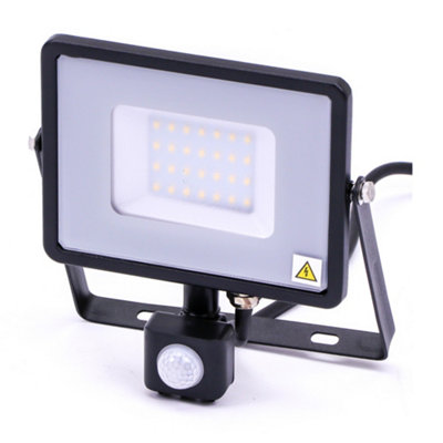V-TAC VT461 PIR Sensor LED Floodlight With SMD Samsung Chip 4000K Black ...