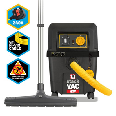 V-TUF STACKVAC HSV 240v 30L M-Class Dust Extractor Wet & Dry - with ...