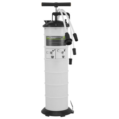 Vacuum Oil & Fluid Extractor Manual 6.5L (Sealey S01169)