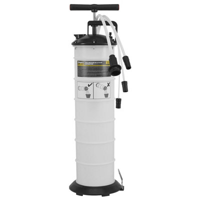 Vacuum Oil & Fluid Extractor Manual 6.5L (Sealey S01169)