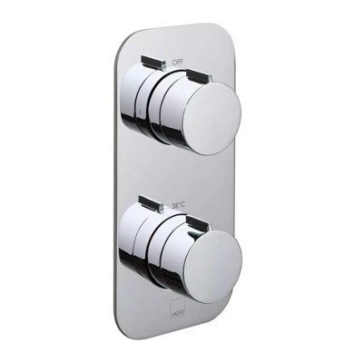 Vado Altitude Thermostatic 2 Outlet Shower Valve Dual Handle All-Flow ...