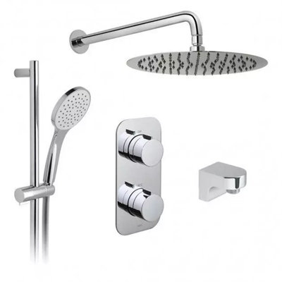 Vado Tablet Altitude Thermostatic Dual Concealed Mixer Shower Valve ...
