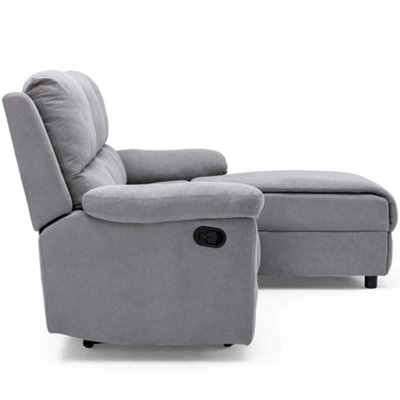 Valencia Fabric Chaise 3 Seater High Back Modern L Shaped Corner Lounge ...