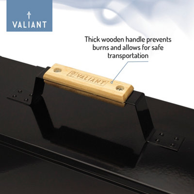 Valiant Ash Carrier Box for Stoves, Firepits, Chimeneas, Smokers and BBQs