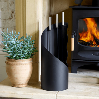 Valiant Fireside Companion Tool Set. Includes Coal Shovel, Brush, Poker ...