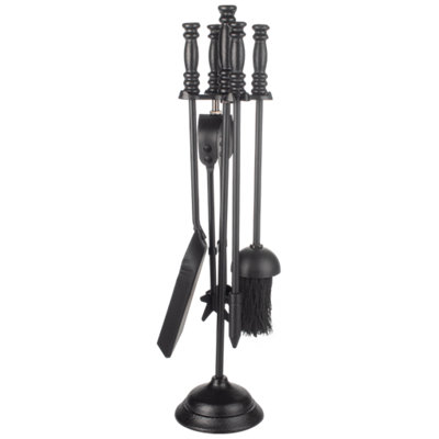 Valiant Fireside Companion Tool Set Includes Shovel, Tongs, Poker ...