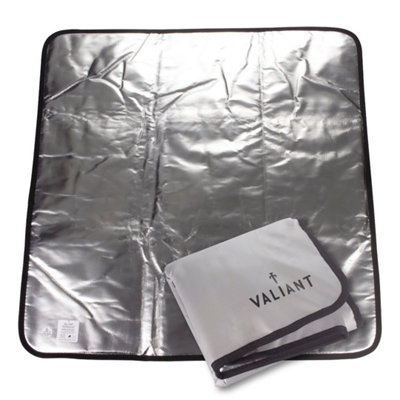 Valiant Heat Protective Mat for Outdoor Fire Pits, Pellet Burners, BBQ ...