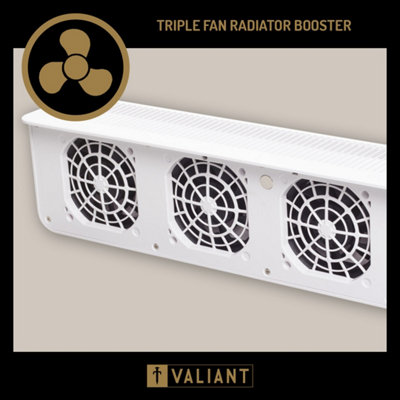 Valiant Radiator Fan, Heat Boosting Portable Rechargeable Fan
