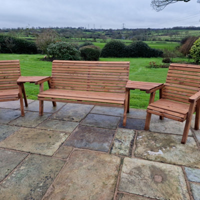 VALLEY 5 SEAT SET 1X3B 2XC ANGLED TRAY | DIY at B&Q