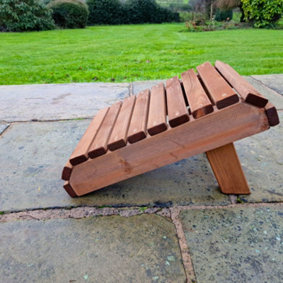 Valley Footstool - Timber - L50 x W30 x H30 cm - Garden Furniture ...