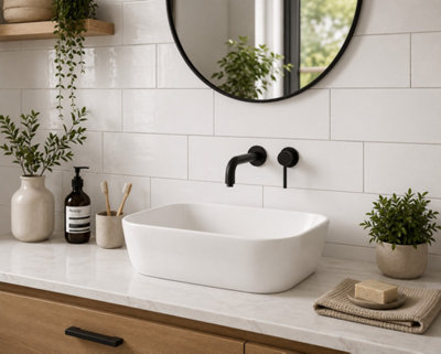 Valmere White Gloss Ceramic Wall Tile (240 Pack - 20 Box - 30m2 ...