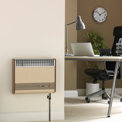 Valor Brazilia F8S Natural Gas Wall Heater 118804 Beige & Oak 2.3kw