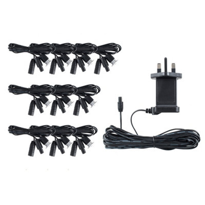 ValueLights 10 Pack IP67 Rated 15mm Warm White LED Round Decking ...