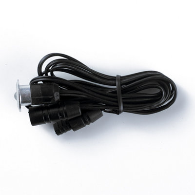 ValueLights 10 Pack IP67 Rated 15mm Warm White LED Round Garden Decking ...