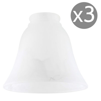 ValueLights 3 Pack White Ceiling Shade (D)13.5cm