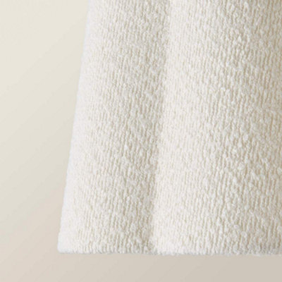 VALUELIGHTS AMY CREAM BOUCLE SCALLOP SHAPE CEILING FLOOR TABLE LAMP ...