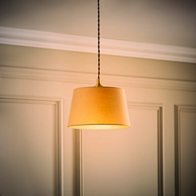 ValueLights Aspen Small Natural Tapered Ceiling Lamp Shade (D)25cm